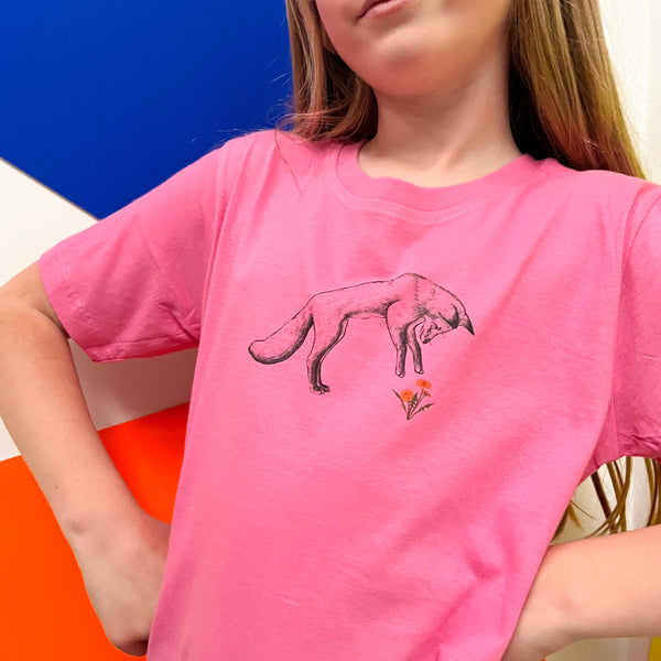 Fox T Shirt, Animal t shirt fox gifts for girls
