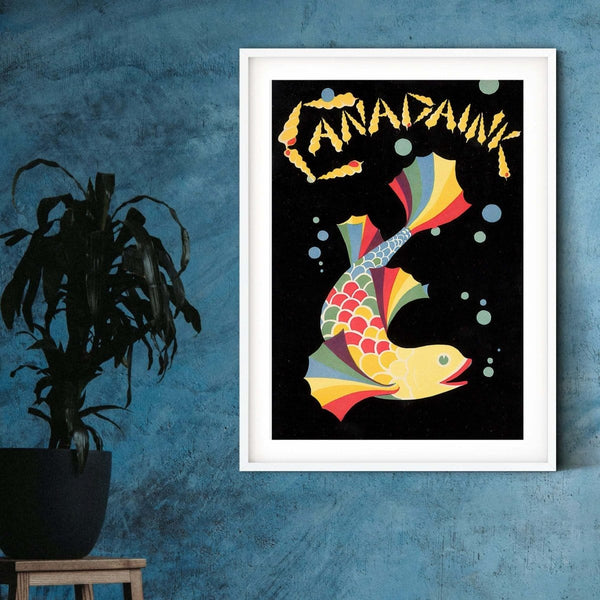 Canada Ink Advertising Print, Graphic Design Art Deco prints