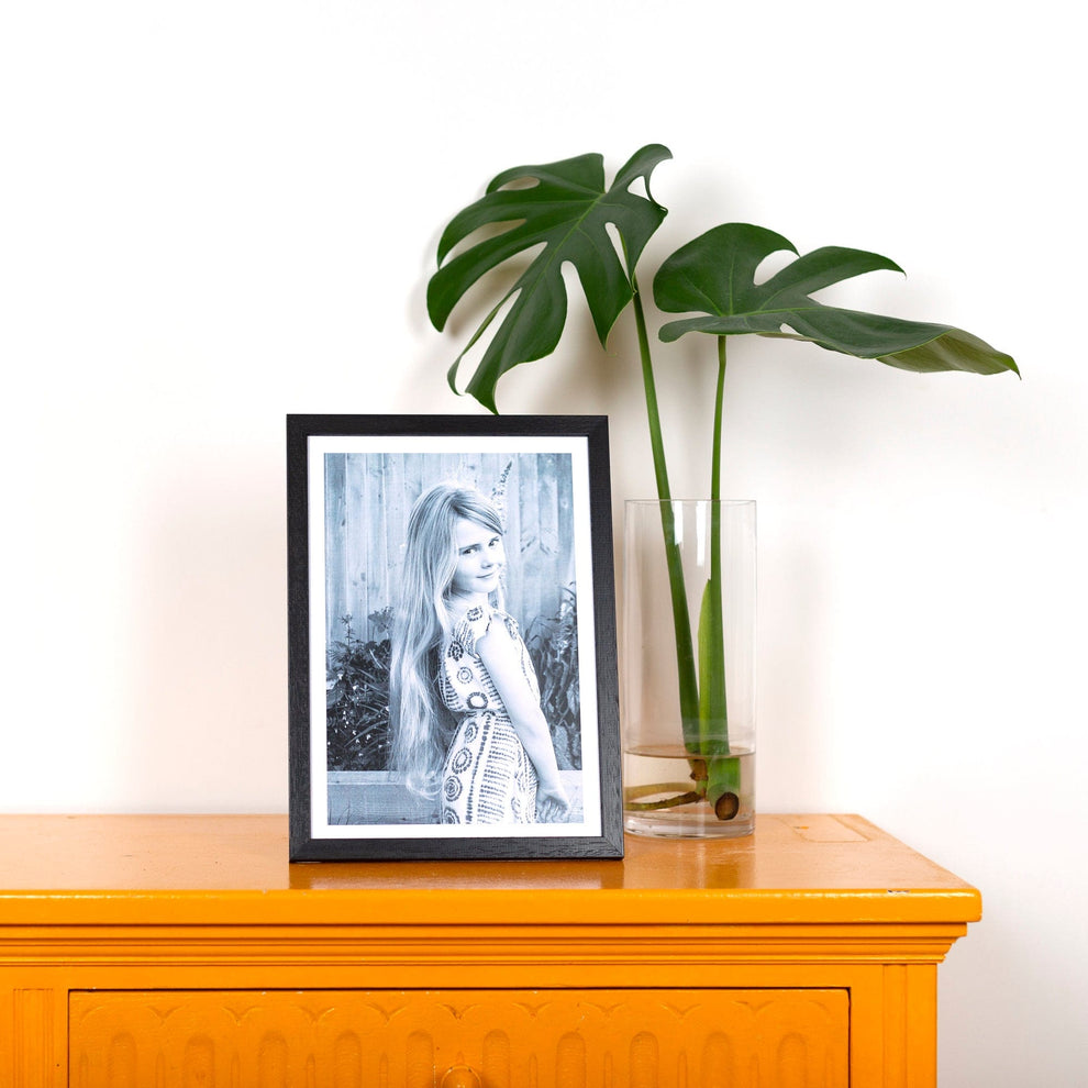 Handmade Black Wood Frame A3, A4, A5 black wood picture frame – LelloLiving