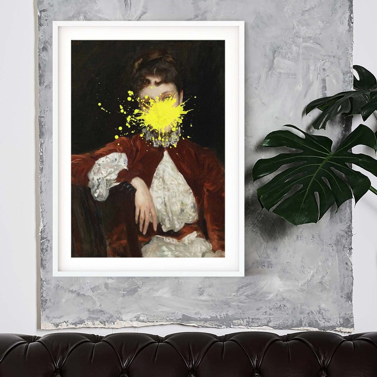 Paint splat woman cool posters, vintage oil paintings